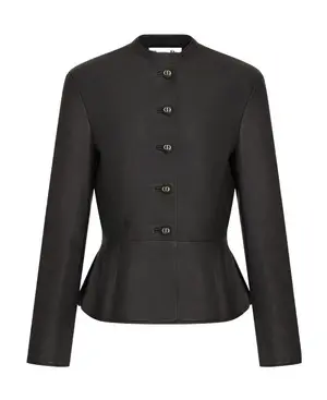 Dior Fitted Jacket With Signature Cd Buttons - Black