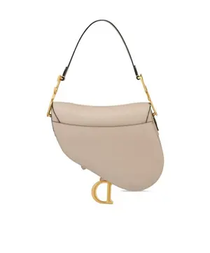 Dior Saddle Bag With Adjustable Shoulder Strap - Nude