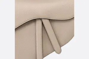 Dior Saddle Bag With Adjustable Shoulder Strap - Nude