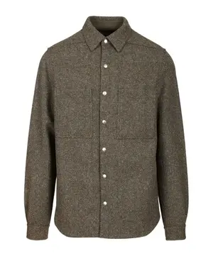 Rick Owens Long-sleeved Button-up Outershirt