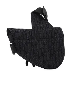 Dior Oblique Jacquard Saddle Bag