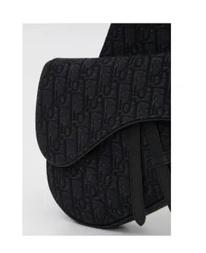 Dior Oblique Jacquard Saddle Bag