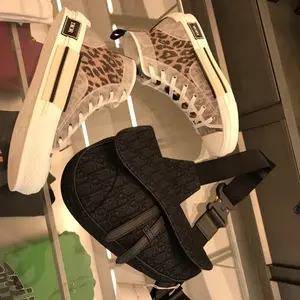 Dior Oblique Jacquard Saddle Bag