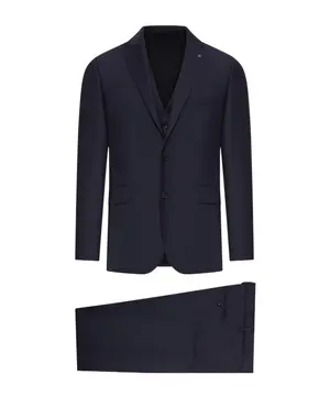 Tagliatore Logo-detail Suit - Black
