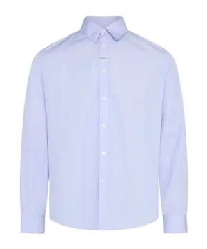 Martine Rose Striped Button-up Shirt - Blue