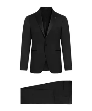 Tagliatore Three-piece Suit - Black