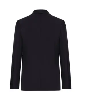 Tagliatore Long-sleeved Suit Jacket And Sleeveless Vest And Trousers Set - Black
