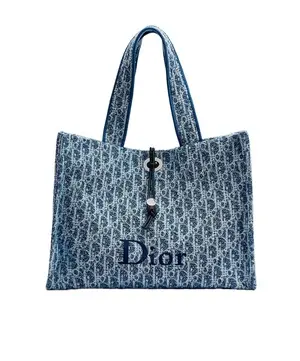 Dior Medium Book Tote - Blue