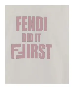 Fendi Logo Print Sweatshirt