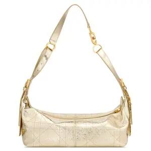 Dior Medium D-journey Bag In Crinkled Calfskin