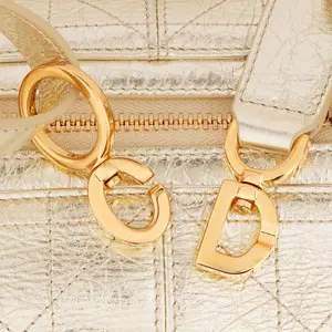Dior Medium D-journey Bag In Crinkled Calfskin