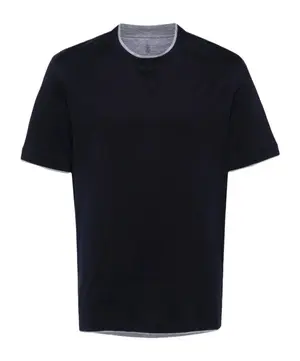 Brunello Cucinelli Short-sleesleeved T-shirt - Black