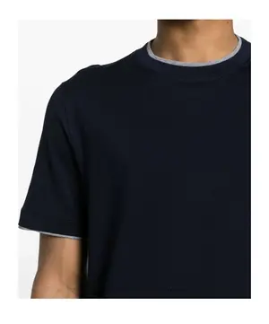 Brunello Cucinelli Short-sleesleeved T-shirt - Black
