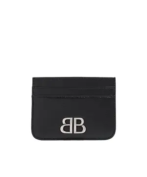 Balenciaga Monaco Card Holder - Black