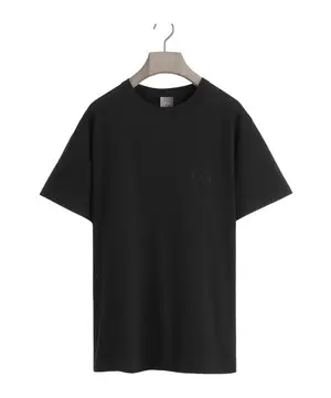 Dior Logo Embroidered Short-sleeved T-shirt - Black
