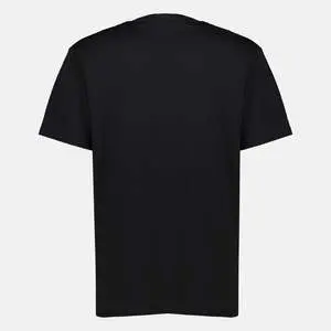 Dior Logo Embroidered Short-sleeved T-shirt - Black