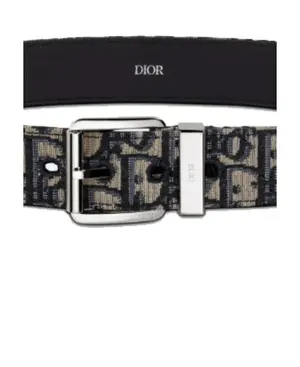 Dior Jacquard Buckled Belt