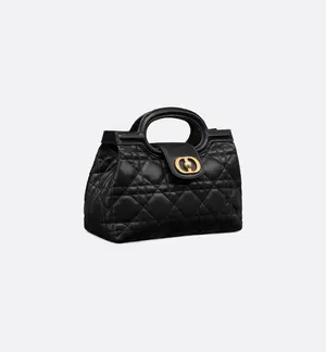 Dior Jolie Top Handle Mini Bag - Black
