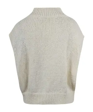 Herno Zip High Collar Knitted Sweater