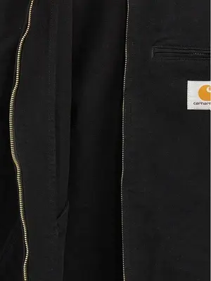 Carhartt Work In Progress Detroit Logo Patch Jacket - Black/black