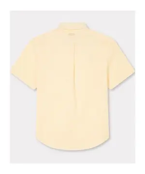 Kenzo Boke Flower' Short Sleeve Shirt In Cotton Seersucker - Vanilla