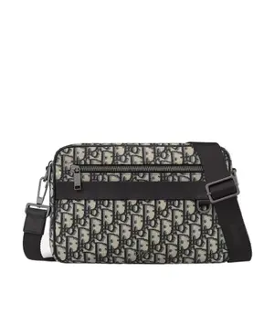 Dior Maxi Safari Bag - Black