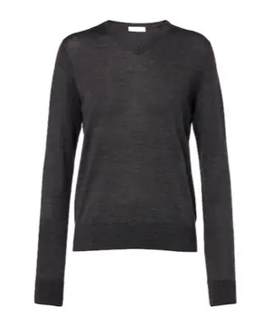 THE ROW Ondre Cashmere And Silk V-neck Sweater - Black