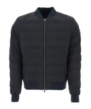 Herno Zip-up Down Jacket - Black