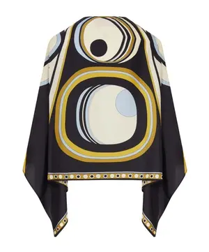 La DoubleJ Asymmetric Printed Blouse