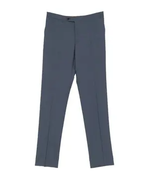 Canali Buttoned Trousers - Blue