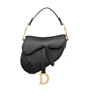 Dior Saddle Bag With Strap - Black