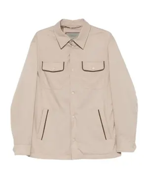 Canali Patch-pocket Jacket - Nude