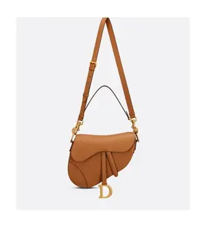 Dior Saddle Bag With Strap - Brown