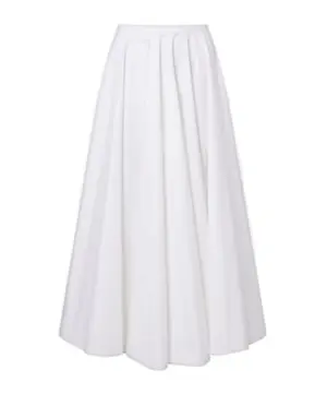Givenchy Cotton Midi Skirt With A-line Silhouette
