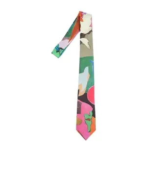 Paul Smith River Collage Neck Tie - Multicolor