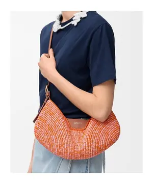 Loewe Medium Swing Shoulder Bag - Bright Orange/pink