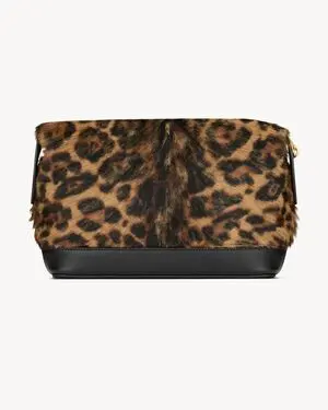 Saint Laurent Pouch In Pony Hair Leather