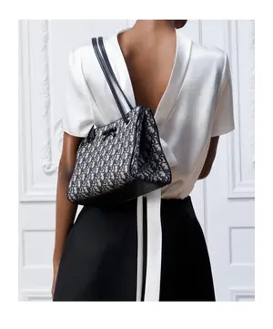 Dior Shopping Bag With Bow Detail