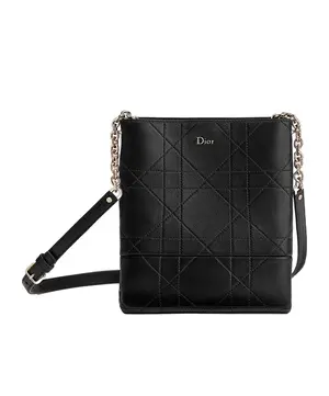 Dior Small Vertical Trianon Bag With Chain