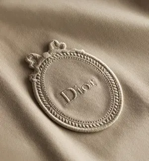Dior Mid-length Shirtdress With Médaillon Embroidery