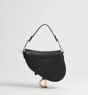 Dior Small Saddle Bag - Black