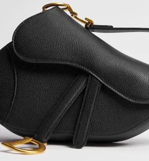 Dior Small Saddle Bag - Black