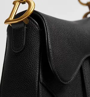 Dior Small Saddle Bag - Black