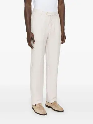 Brunello Cucinelli Linen Trousers - White