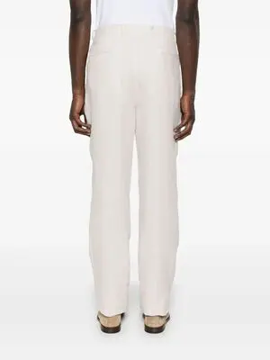 Brunello Cucinelli Linen Trousers - White