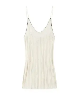 Isabel Marant Étoile Knitted Tank Top - White
