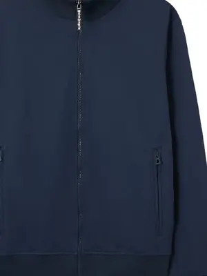 Palm Angels Curved Logo Zip Fastening Sweater
