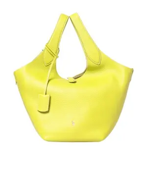 Polo Ralph Lauren Top Handle Bag With Key Fob - Yellow