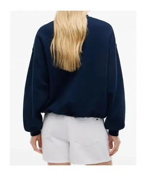 Tommy Hilfiger Crest Logo Print Drawstring Hem Sweatshirt