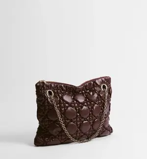 Dior Medium Quilted Leather Bag - Black